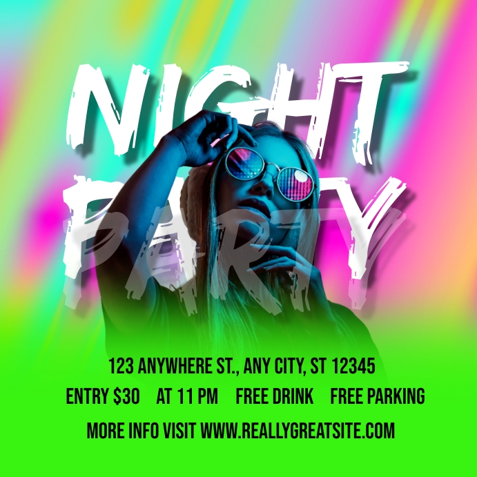 Night Party Template | PosterMyWall
