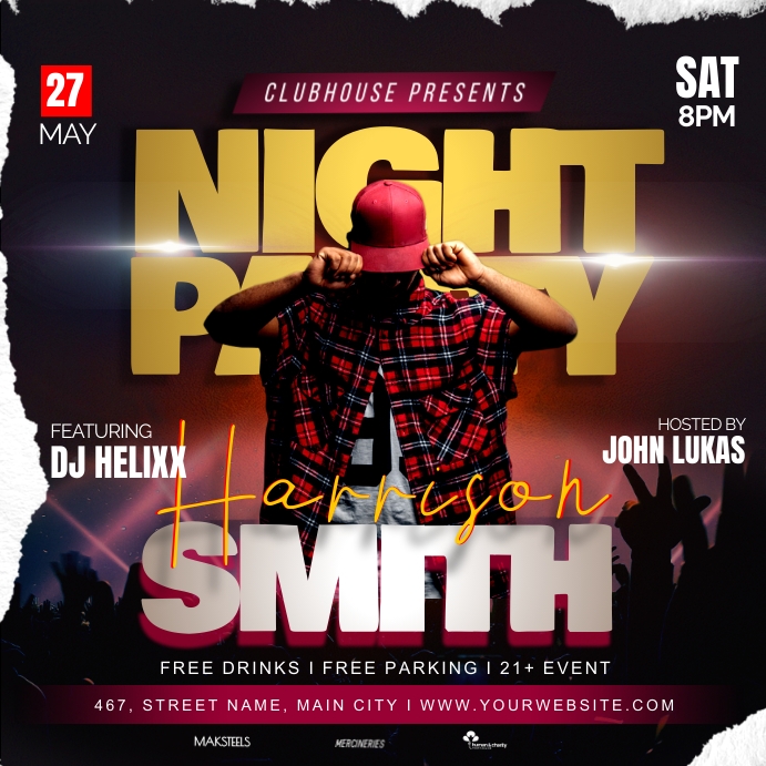 Night Party Template | PosterMyWall