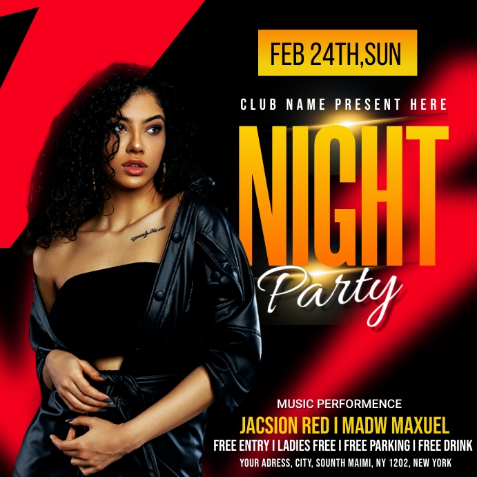 Night Party Template | PosterMyWall