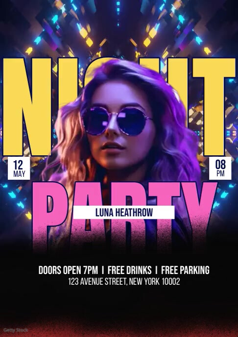Night Party Template | PosterMyWall