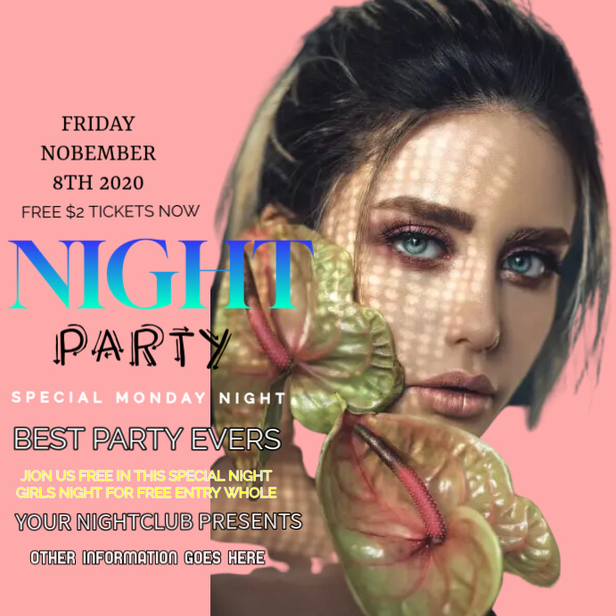 Night party Template | PosterMyWall