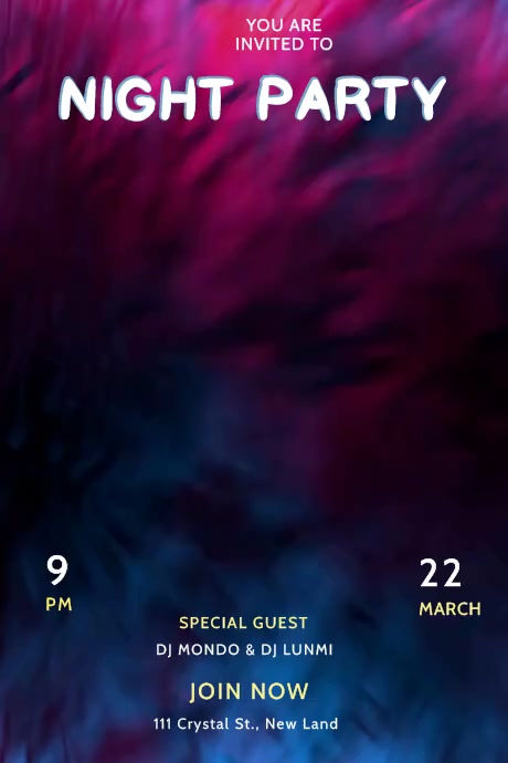 Night Party Template | PosterMyWall