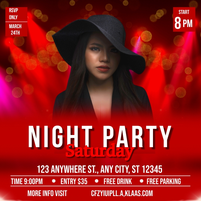 Night Party Template | PosterMyWall