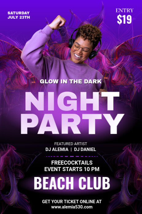 Night Party Template | PosterMyWall