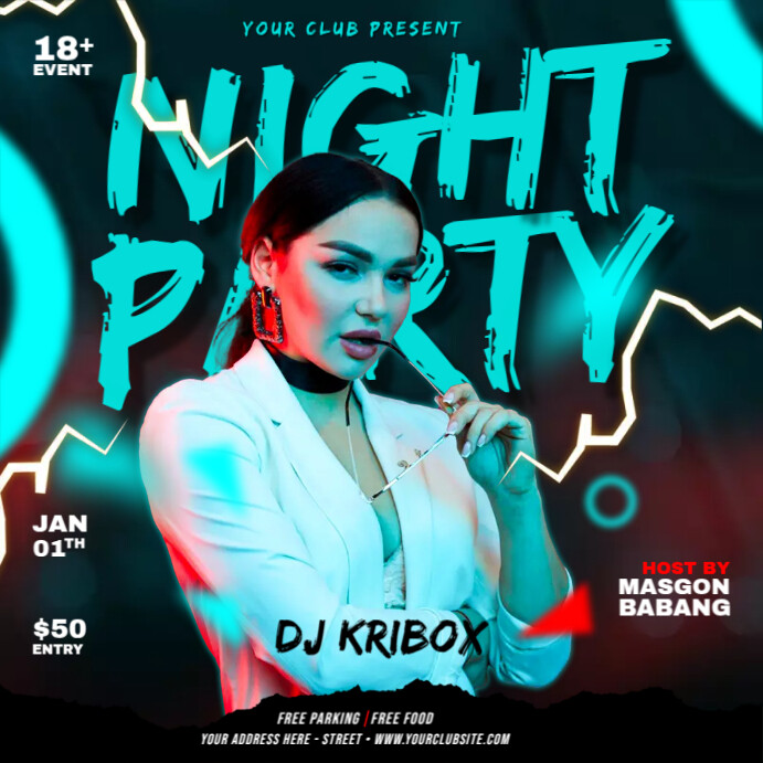 Night Party Template | PosterMyWall