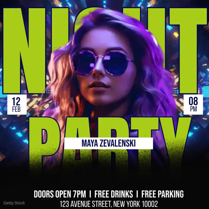 Night Party Template | PosterMyWall