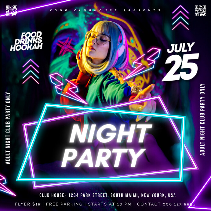Copia de NIGHT PARTY | PosterMyWall
