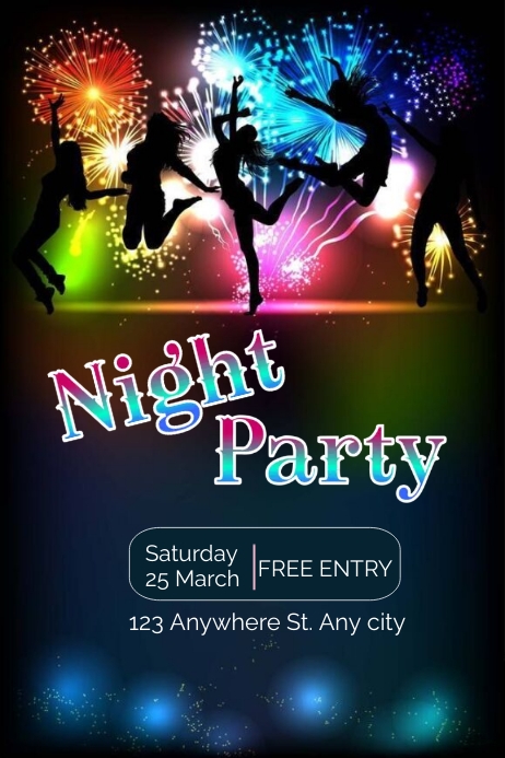 Night Party Template | PosterMyWall