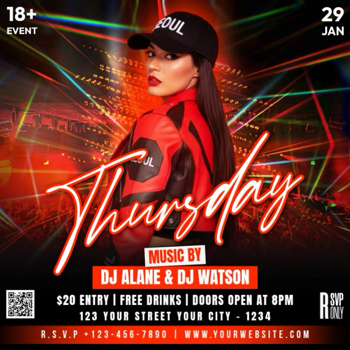 Night Party Template | PosterMyWall