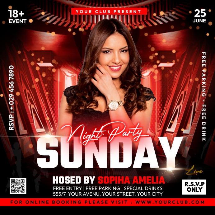 Night Party Template | PosterMyWall