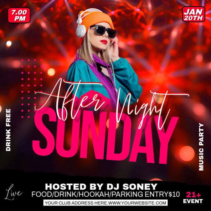 night party Template | PosterMyWall