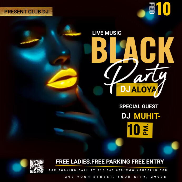 Night party Template | PosterMyWall