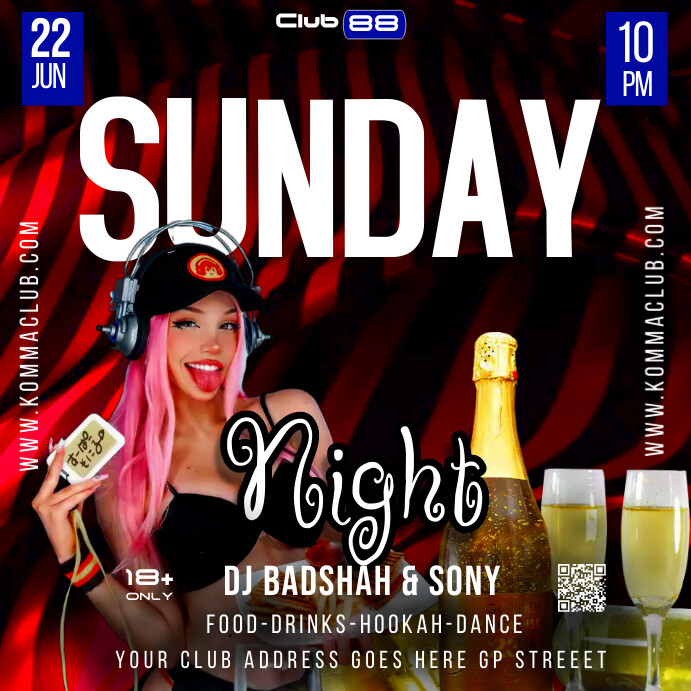 Night Party Template | PosterMyWall