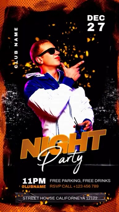 Night Party Template | PosterMyWall