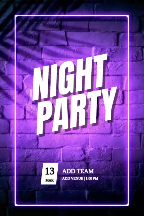 night party Template | PosterMyWall
