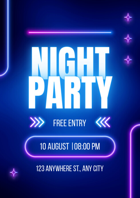 night party Template | PosterMyWall