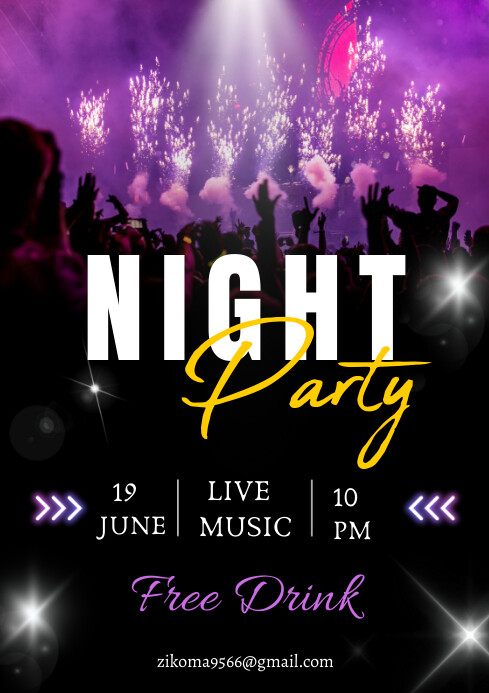 Night party Template | PosterMyWall
