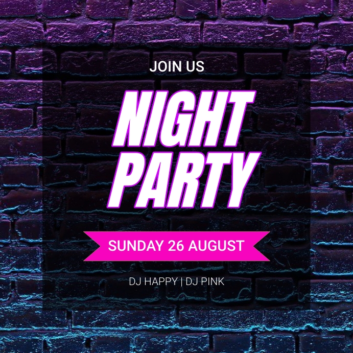 night party Template | PosterMyWall