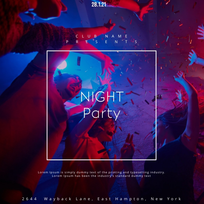 Night Party Template | PosterMyWall