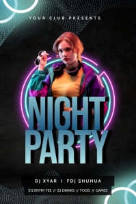 Party Night Poster Template | PosterMyWall