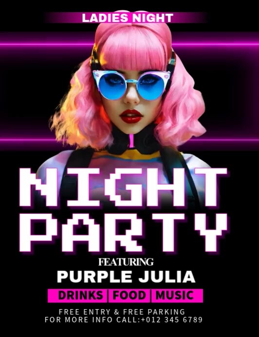 Night Party Template | PosterMyWall