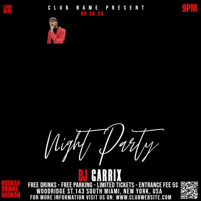 Night Party Template | PosterMyWall