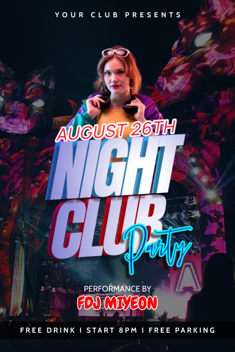 night party Template | PosterMyWall