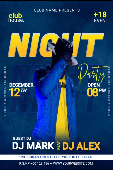 Night Party Template | PosterMyWall