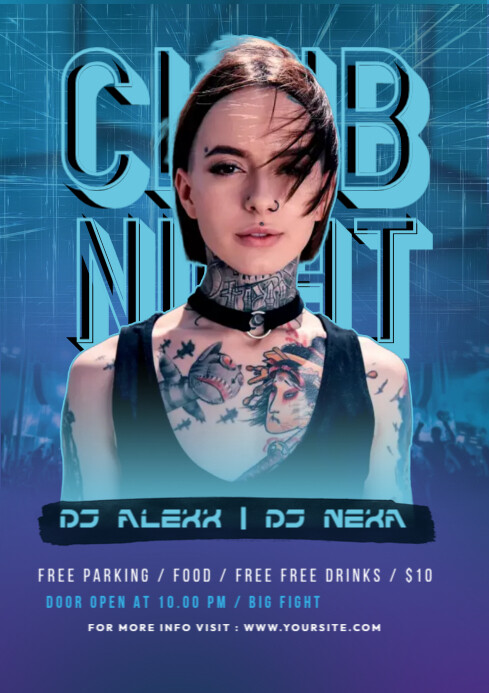 Night Party Event Template | PosterMyWall