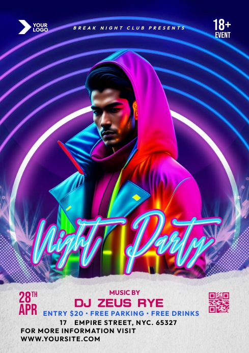 Night Party Event Template | PosterMyWall