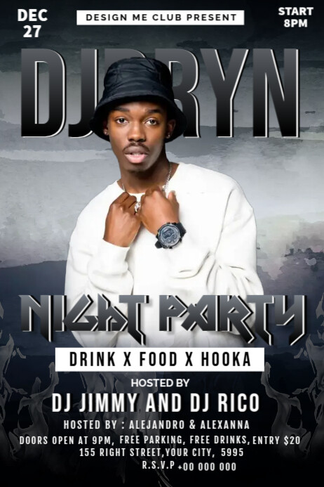 Night Party Event Template | PosterMyWall