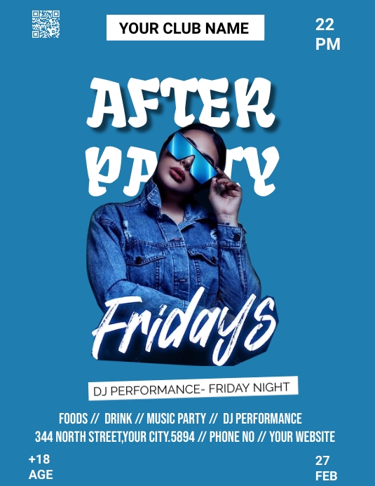 Copy of NIGHT PARTY FLAYER TEMPLATE | PosterMyWall