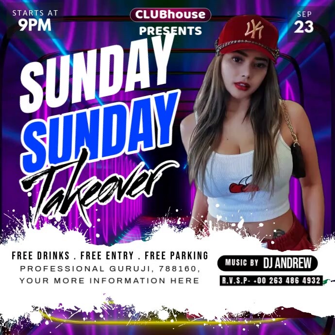 Night Party Flyer (9) Template | PosterMyWall