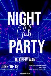 night party flyer club party flyer Template | PosterMyWall