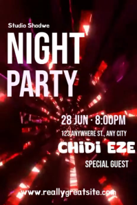night party flyer club party flyer Template | PosterMyWall