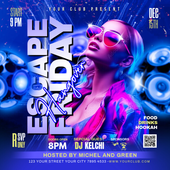 Copy of Night Party Flyer | PosterMyWall