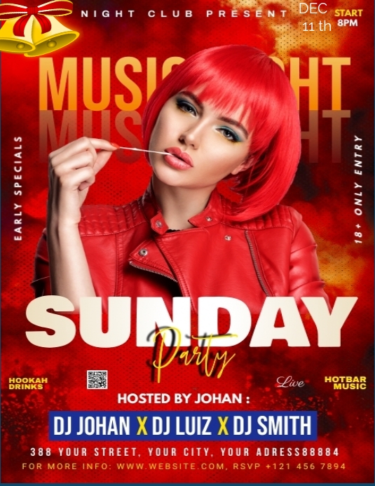 Night party Flyer Template | PosterMyWall