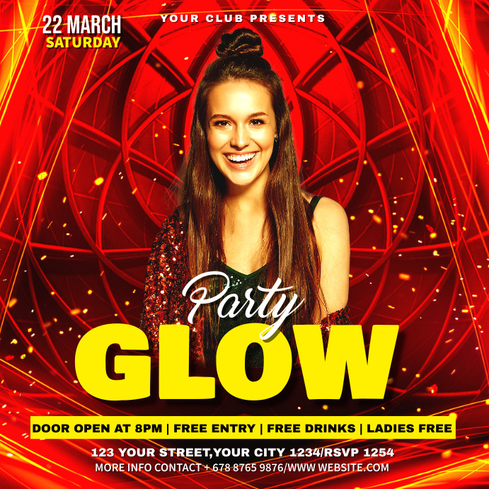 Night Party Flyer Design Template | PosterMyWall