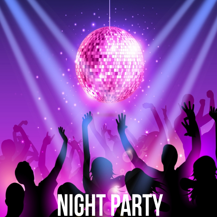Night party flyer design template | PosterMyWall