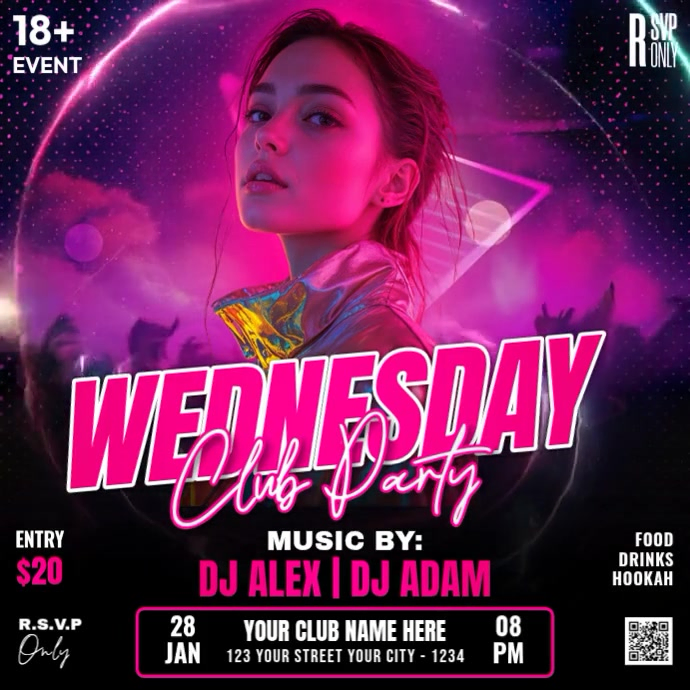 Night Party Flyer Template | PosterMyWall