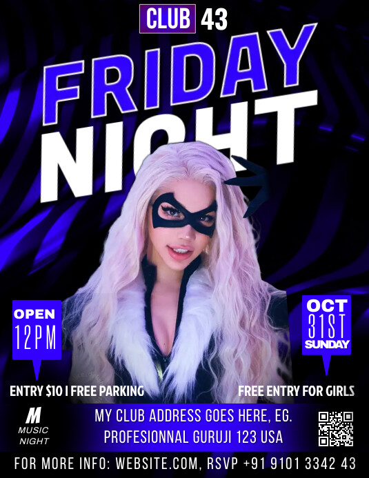 Night Party Flyer Template | PosterMyWall