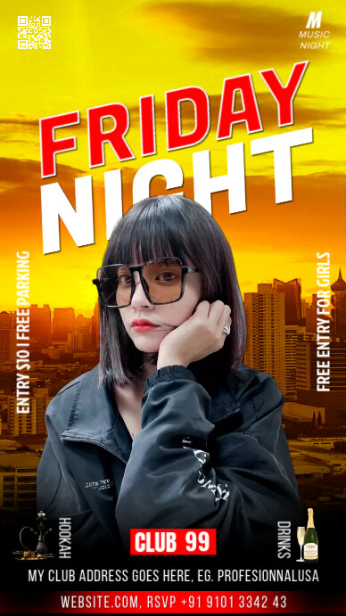 Night Party Flyer Template | PosterMyWall
