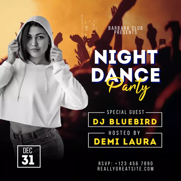 Night Party Instagram Post Template | PosterMyWall