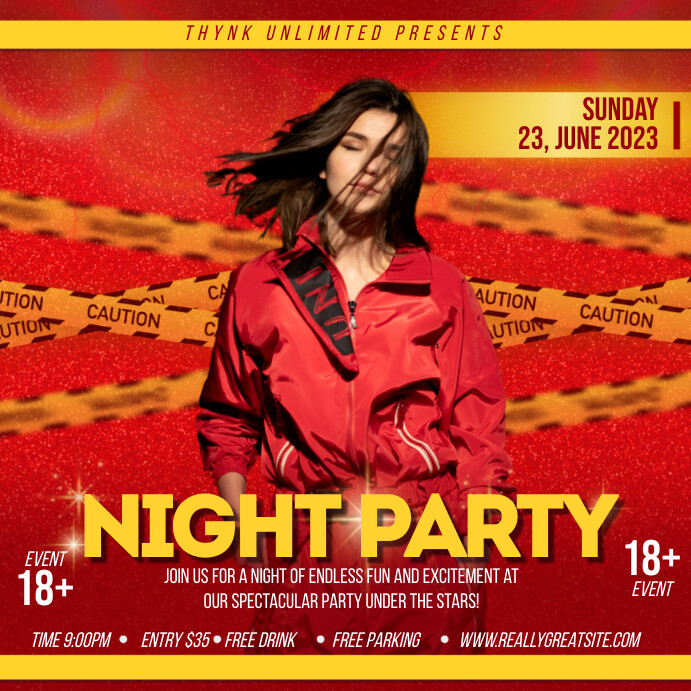 Night Party Instagram Post Template | PosterMyWall