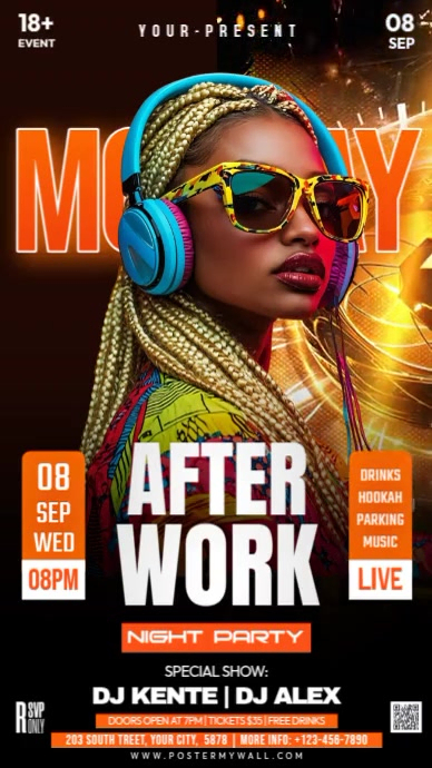 Night Party Instagram Reel Template | PosterMyWall