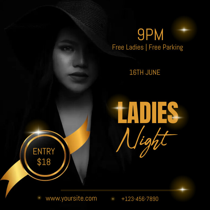 Night Party Invitation Template | PosterMyWall