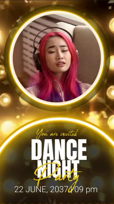 Night Party Invitation Template | PosterMyWall