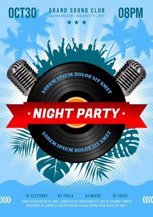 Copy of NIGHT PARTY POSTER (2) | PosterMyWall
