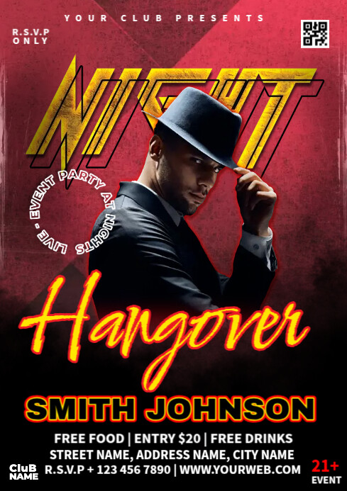 Night Party Poster Template | PosterMyWall