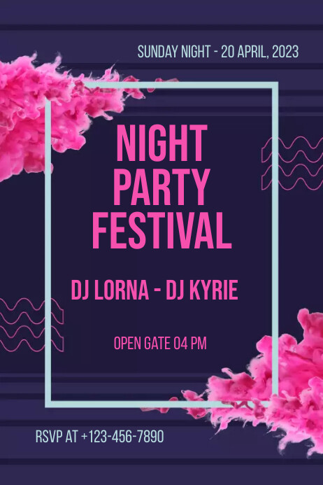 Night Party Poster Template | PosterMyWall